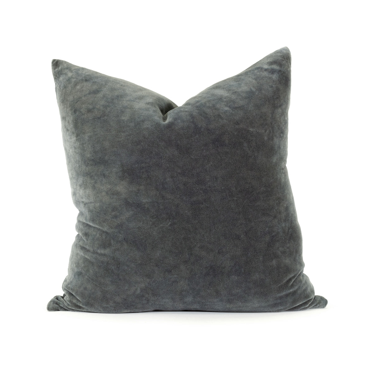 Crumpled Velvet Pillow in Silver Sage – Fig & Bella